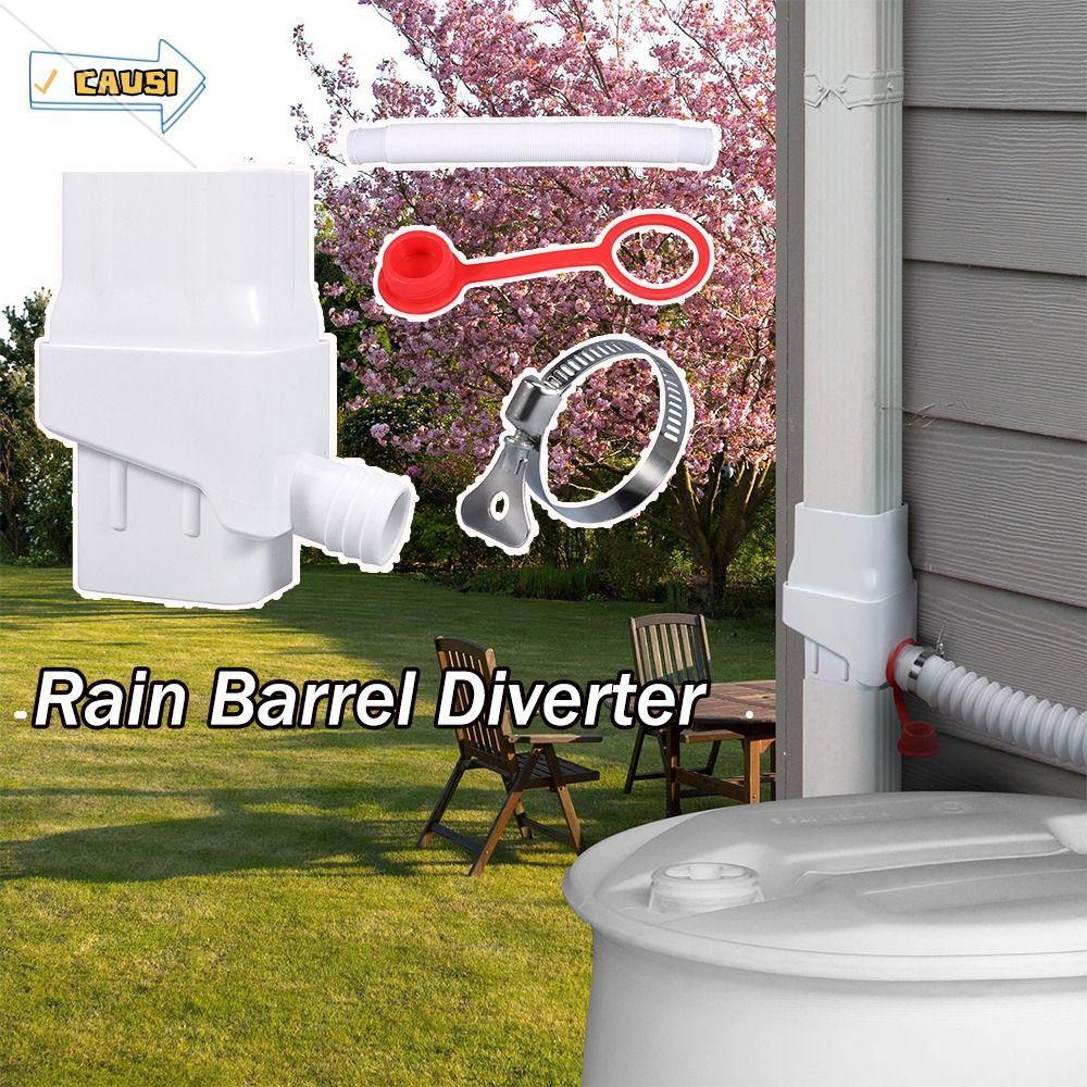 CAUSI Downspout Diverter, Easy to Install to Collect Rainwater Rain ...