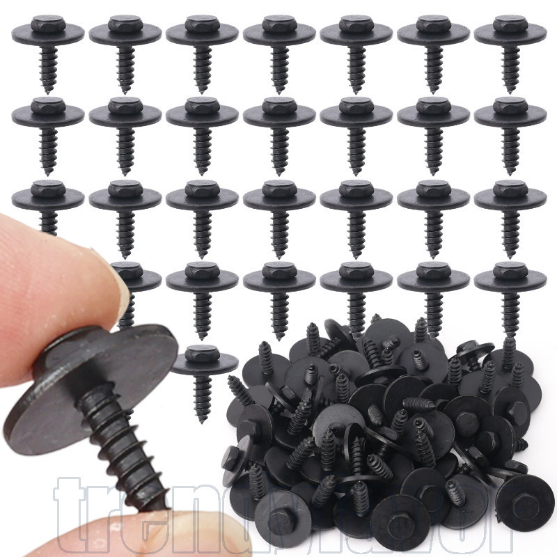 10/30/50Pcs Car Self Tapping Screws for BMW - Engine Cover Undertray ...