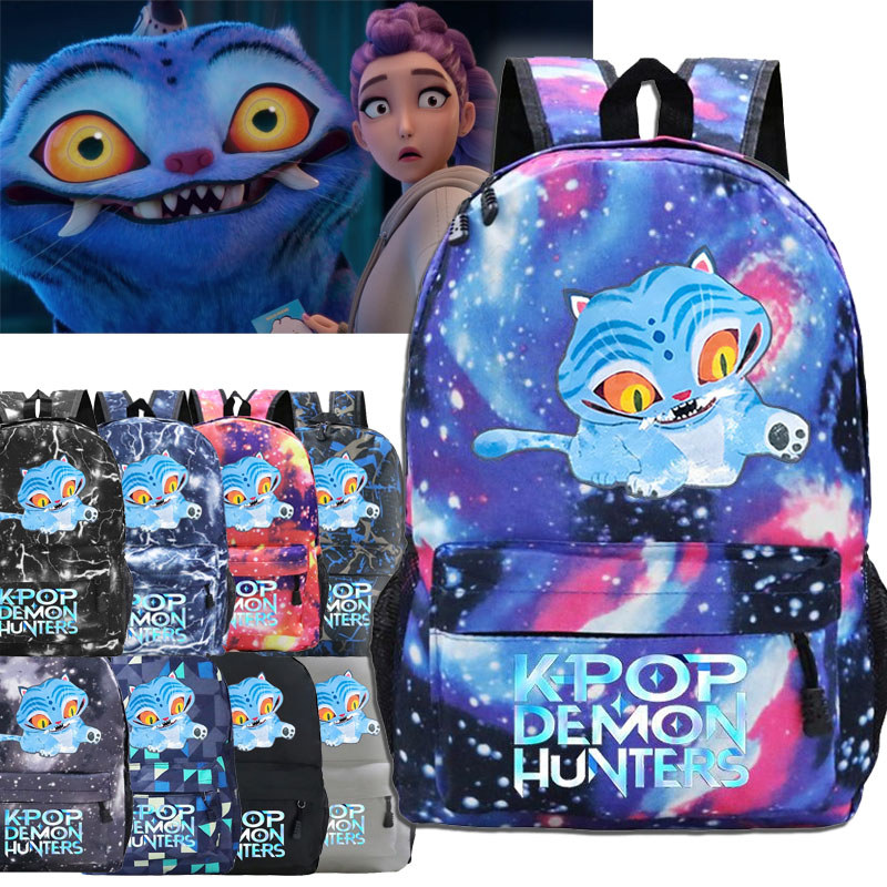 Anime Moive Theme K-POP Demon Hunters Derpy Tiger Daily Bag 14 Inch ...