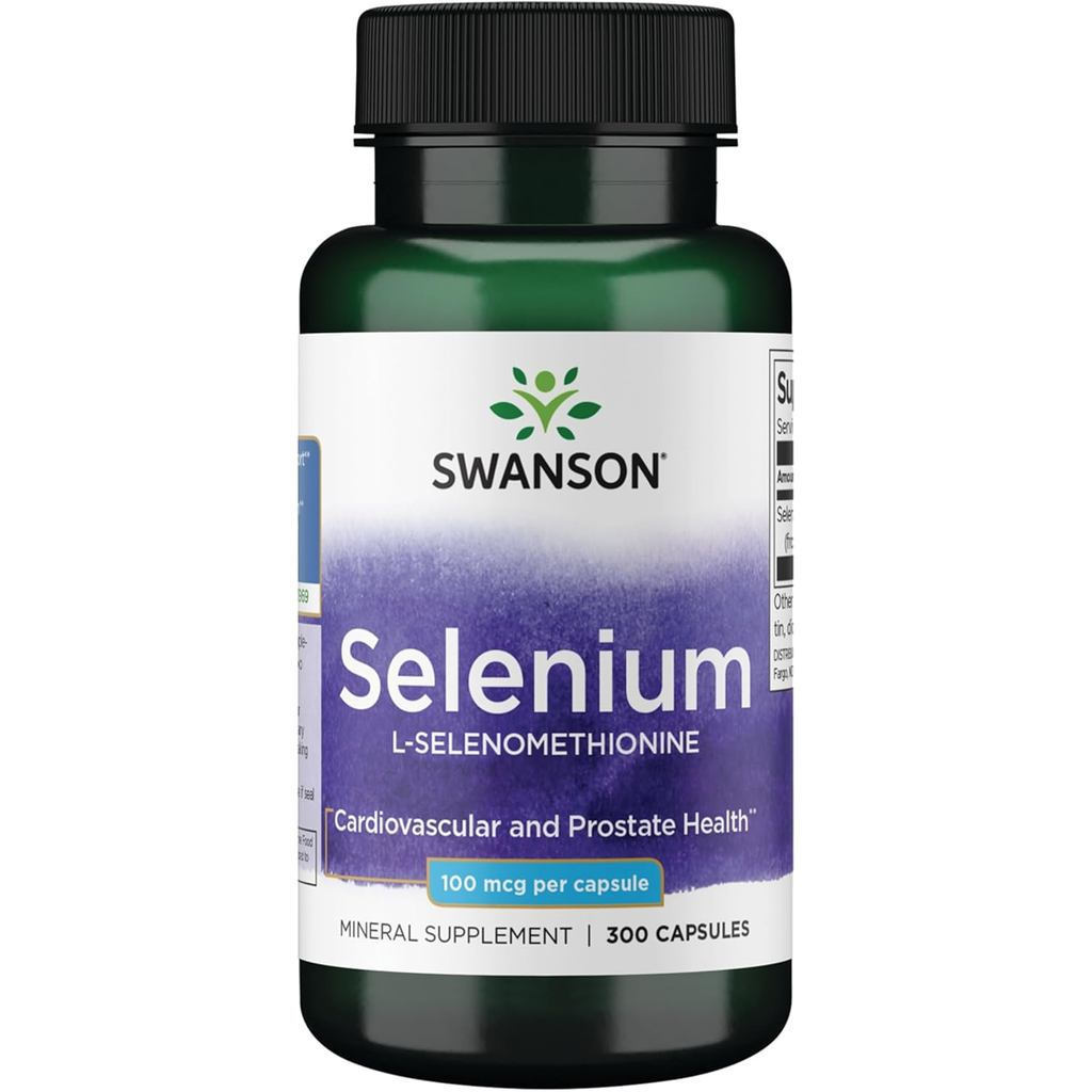 Swanson Selenium (L-Selenomethionine) - Herbal Supplement Promoting Heart Health & Prostate ...