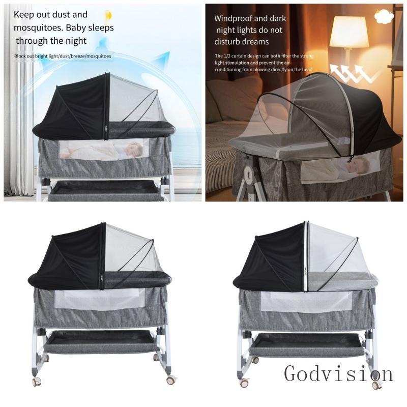 BB Infant Bed Canopy Fly Netting for Cribs Semi Shading Design Easy ...