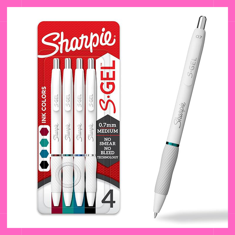 Sharpie S-Gel 0.7mm Vivid Gel Pens - Assorted Colors Pack | Shopee ...