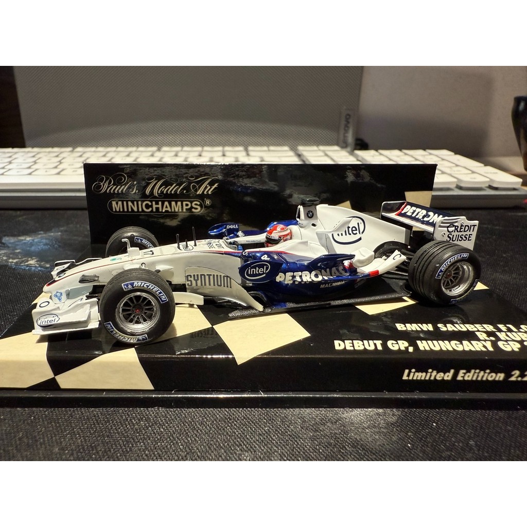 Mini Cut 1/43 BMW Fleet BMW SAUBER F1.06 Cobbie Card 2006 Saiji ...