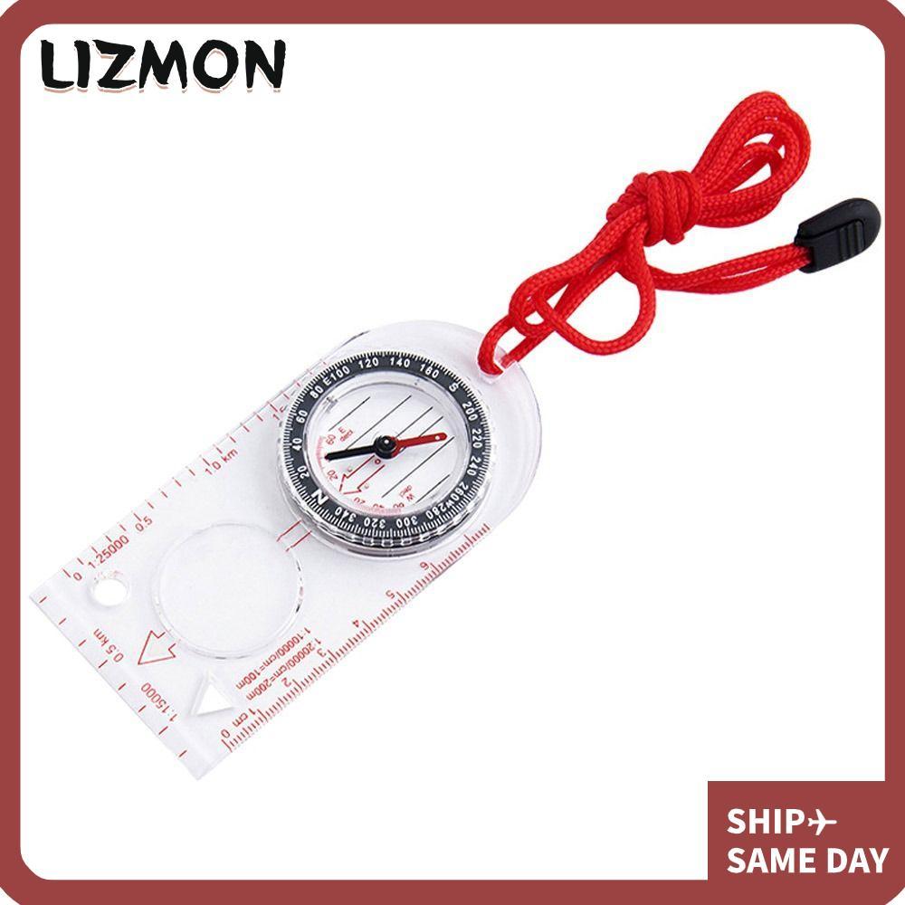 LIZMON Orienteering Navigation, Acrylic Portable Ruler Compass, Multi ...