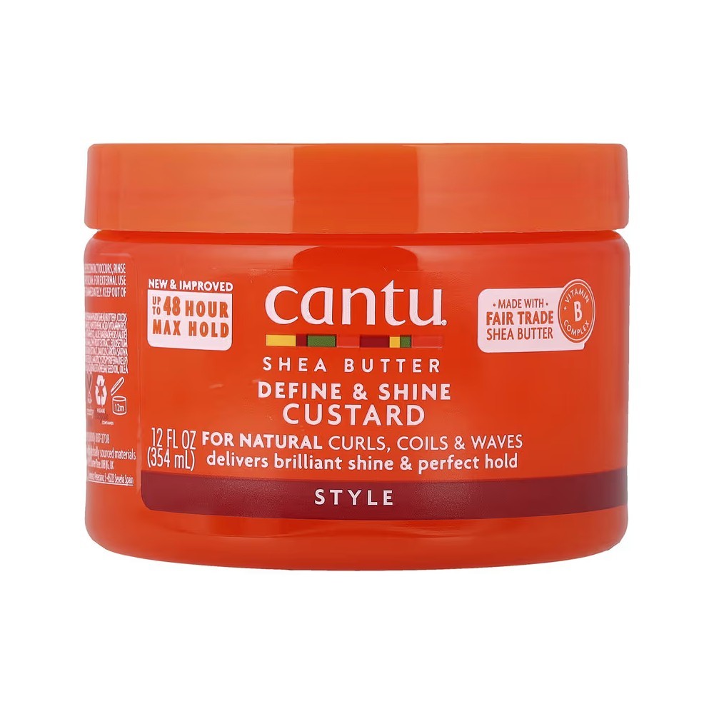 Cantu, Shea Butter, Define & Shine Custard, 12 fl oz (354 ml) | Shopee ...