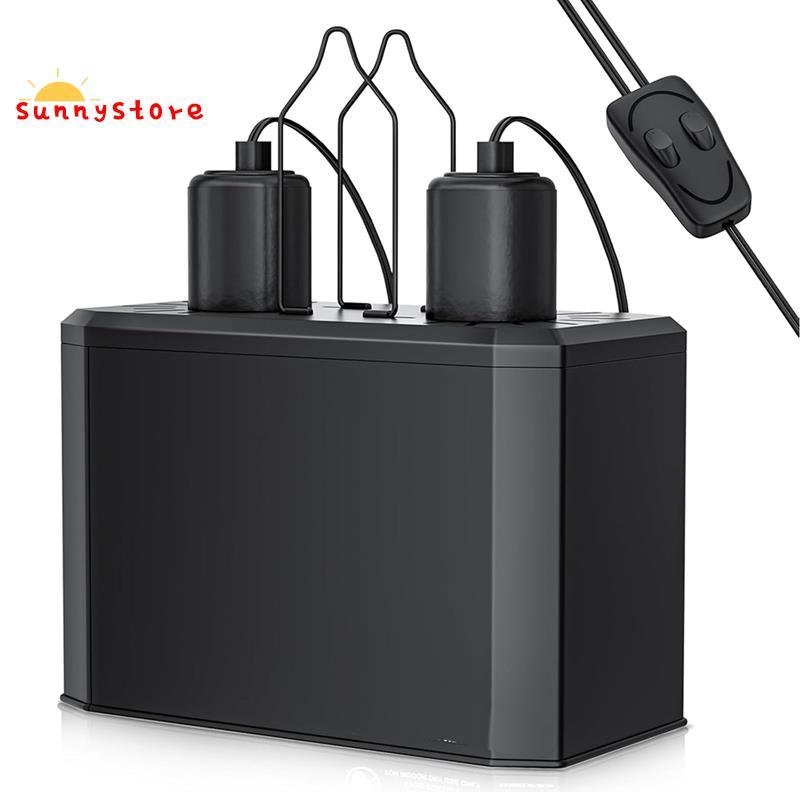 Dual Reptile Light Fixture for Heat Lamp & UVB Bulb for Lizards ...