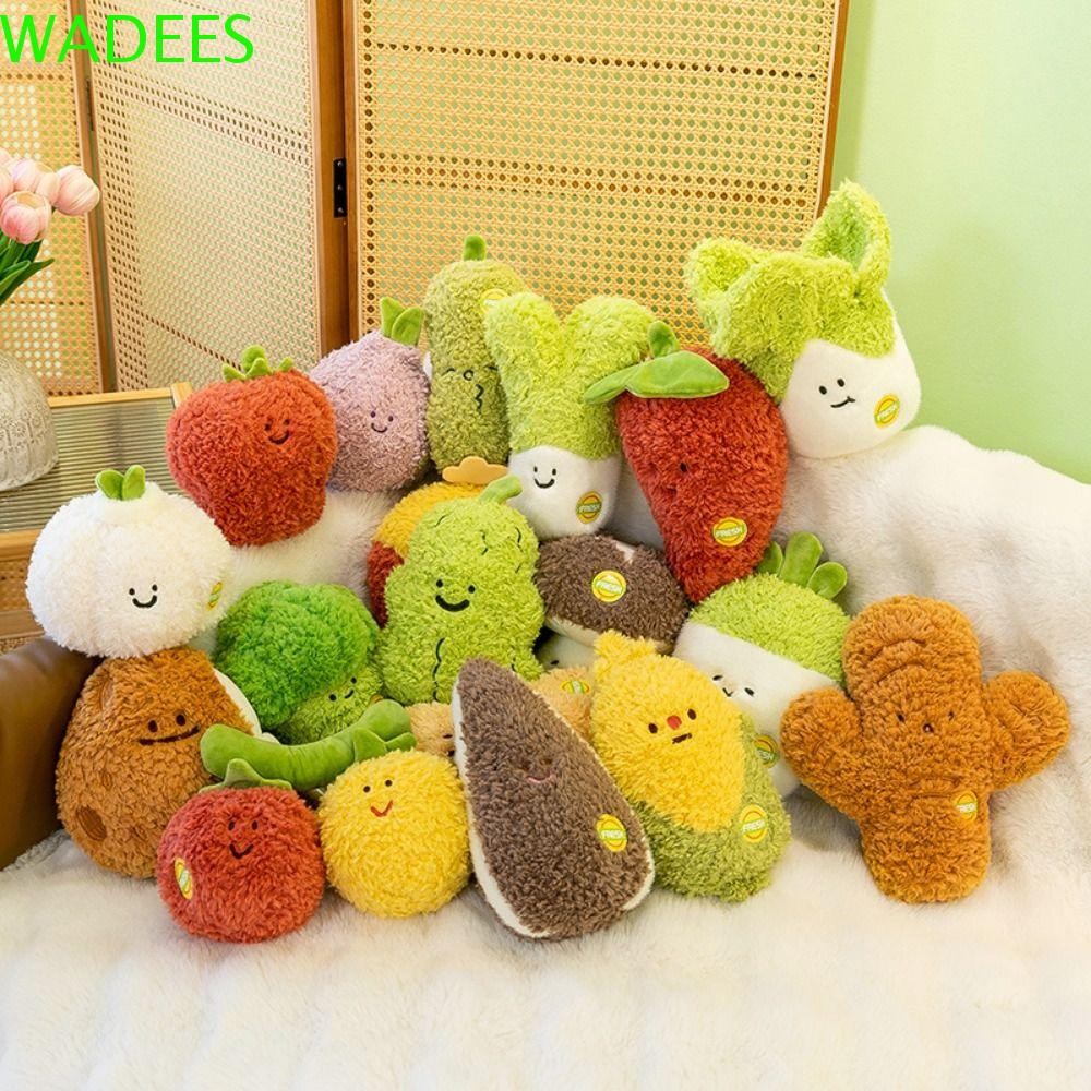 WADEES Vegetable Plush Doll, Garlic Fluffy Fruit&Vegetable Plush Toy ...