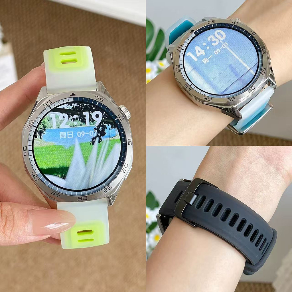 20 22mm Jelly Color Silicone Band For Huawei GT 6 5 Pro 4 3 2 GT4 GT3 ...