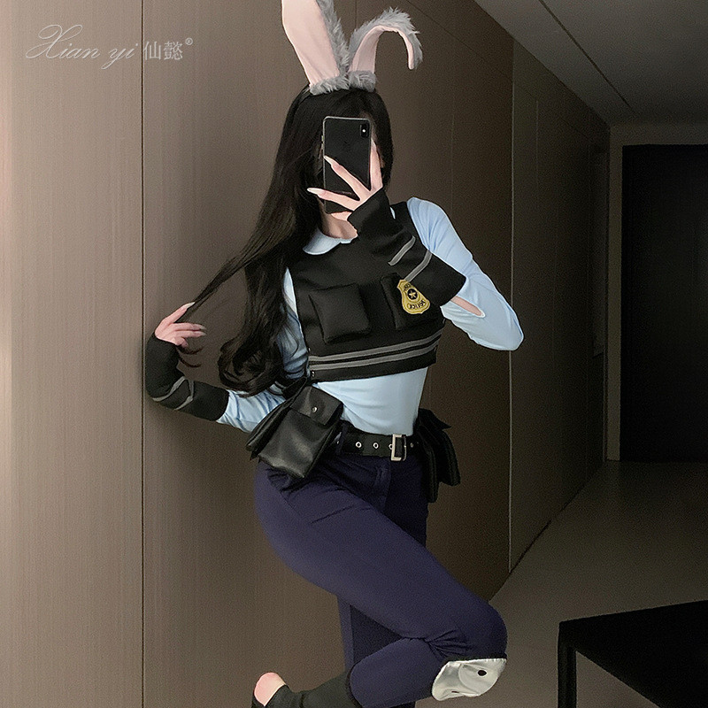 Xianyi Crazy Animals Judy cos Costume Halloween Comic Show Cartoon ...