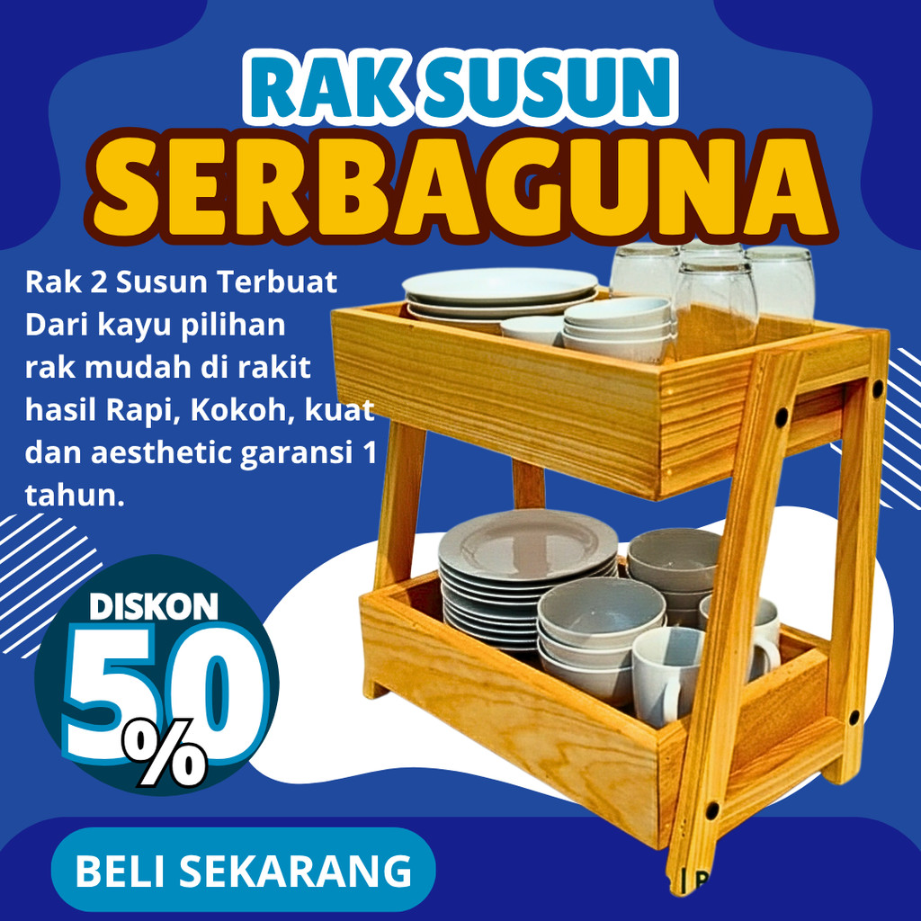 2-tier spice rack, multi-purpose spice rack, wooden spice rack ...