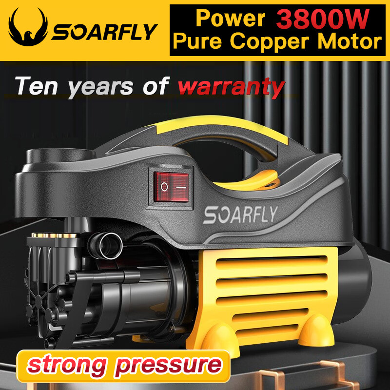 SOARFLY 3800W Car Water Jet High Pressure Wash Machine Car Wash Home ...