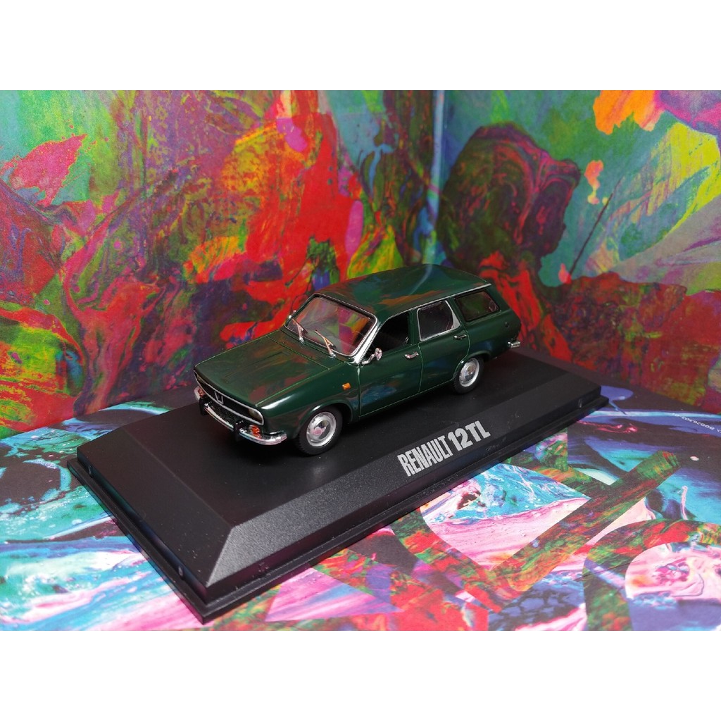 No Norev Renault 12 Travel Model TL Break Green 1970 1/43 Norev Renault ...