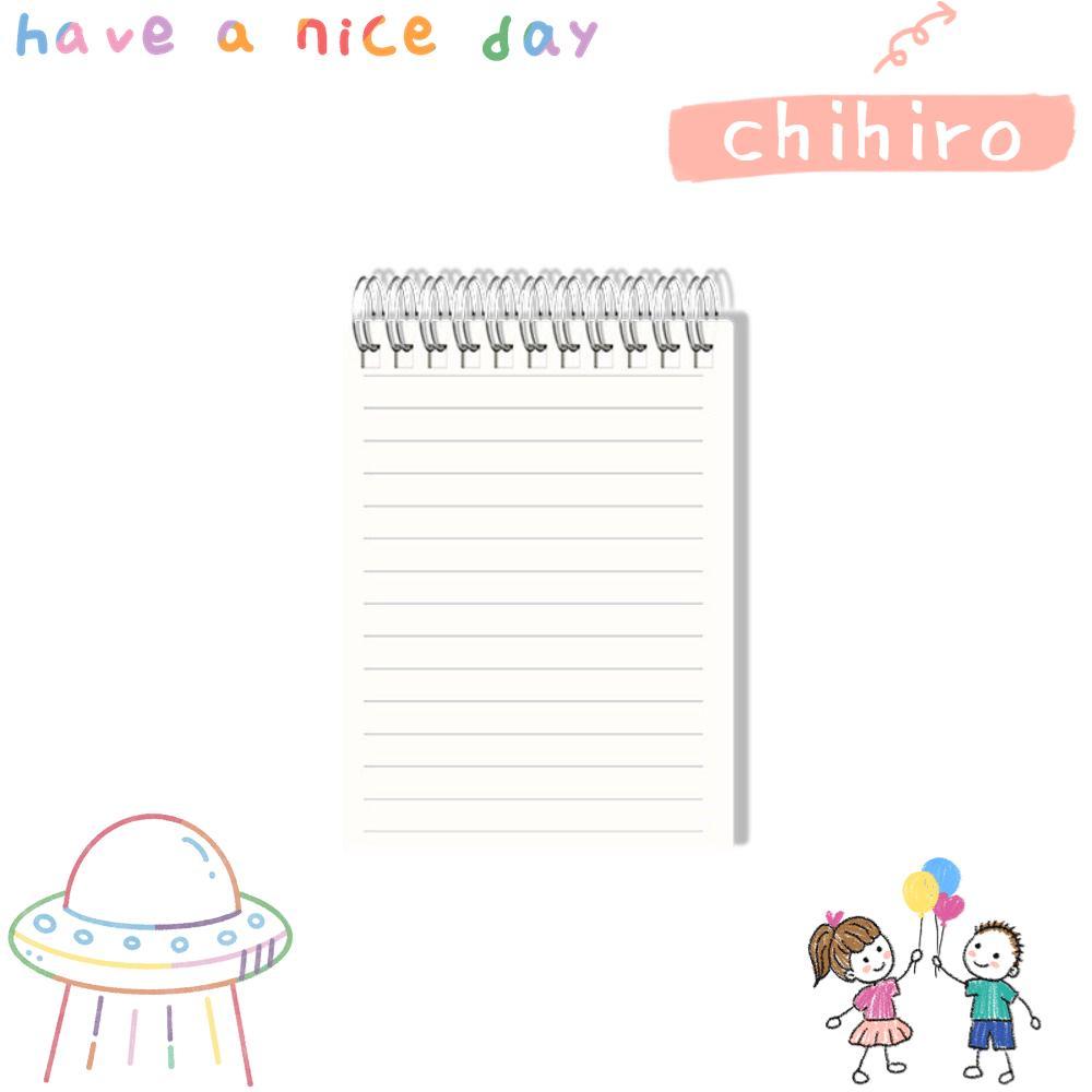 CHIHIRO Coil Notebook, Grids/Blank/Horizontal Line Flip Over Design ...