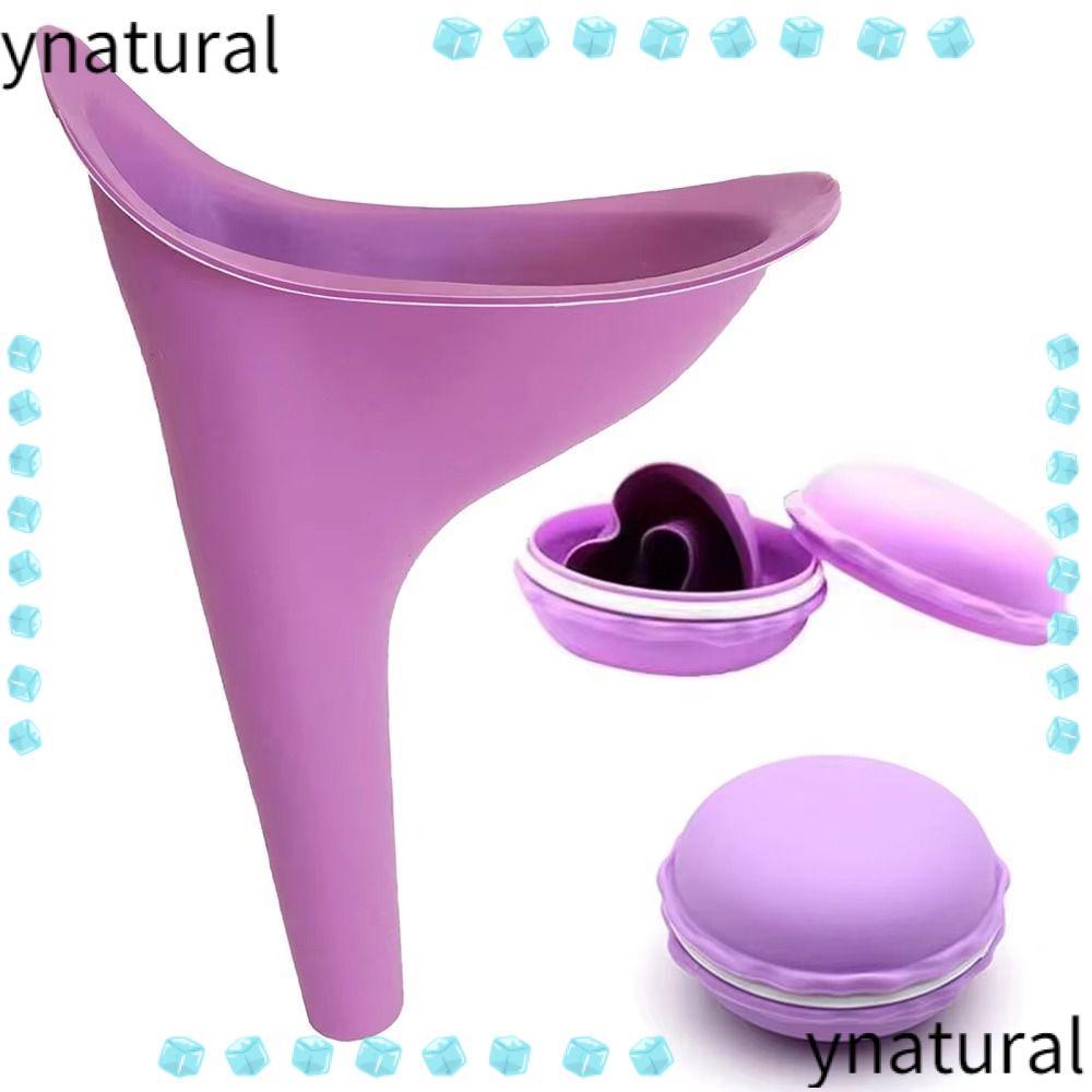 YNATURAL Woman Emergency Urinal, Pink Purple TPR Urine Wee Funnel, Soft ...