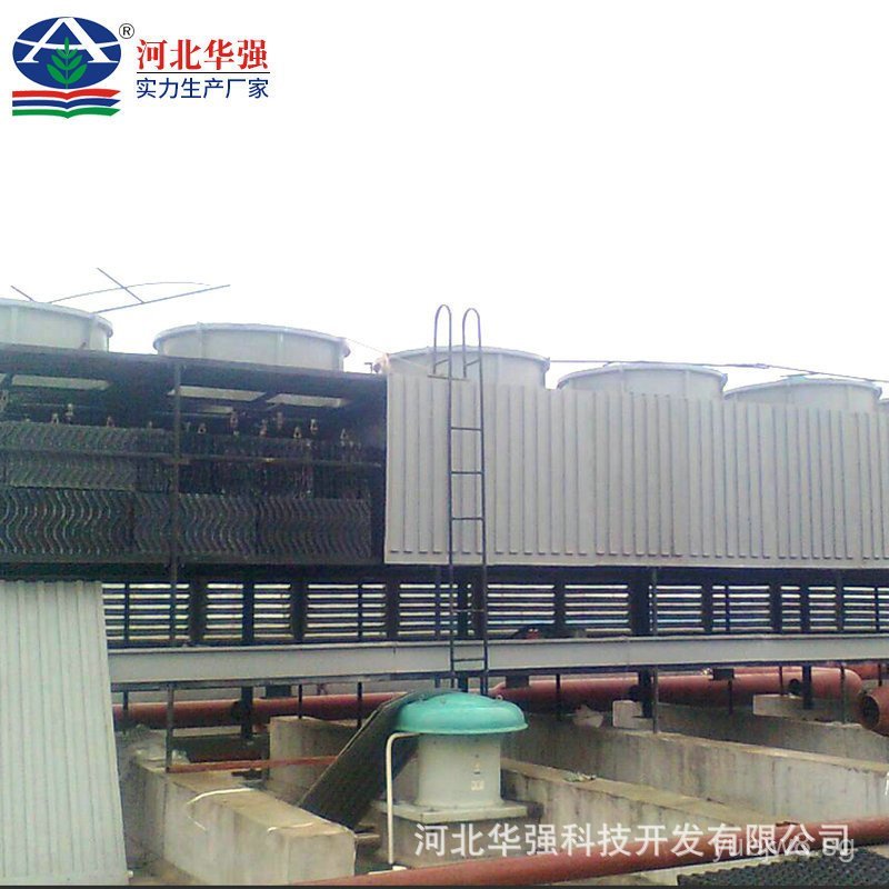 Square Counterflow Cooling Tower Closed Horizontal Flow Type FRP ...