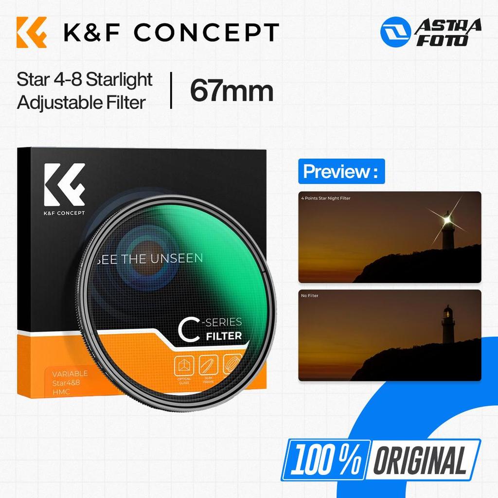 KNF Concept 67mm Variable Star Filter 4-8 Starlight Adjustable Filter ...