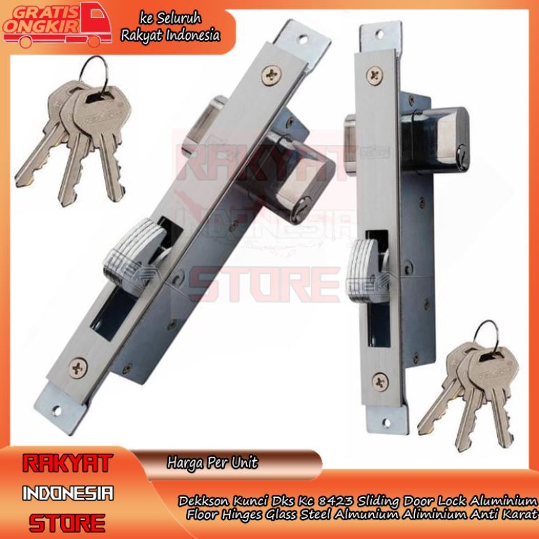 Dekkson Sliding Door Lock Dks Kc 8423 Sliding Door Lock 3 Keys Hook ...