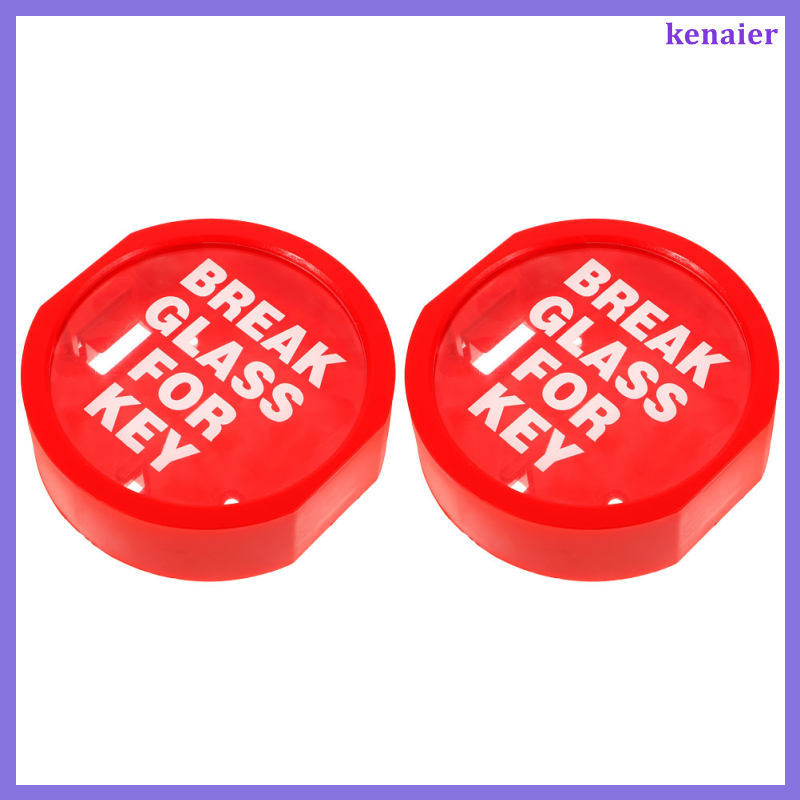 🌱 2pcs Fire Emergency Key Box Wall-Mounted Break Glass Para sa Bahay ...