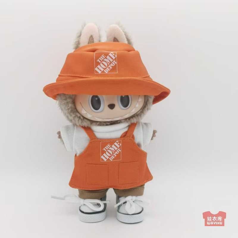 Customized labubu baby clothes, apron, fisherman's Customized Labubu ...