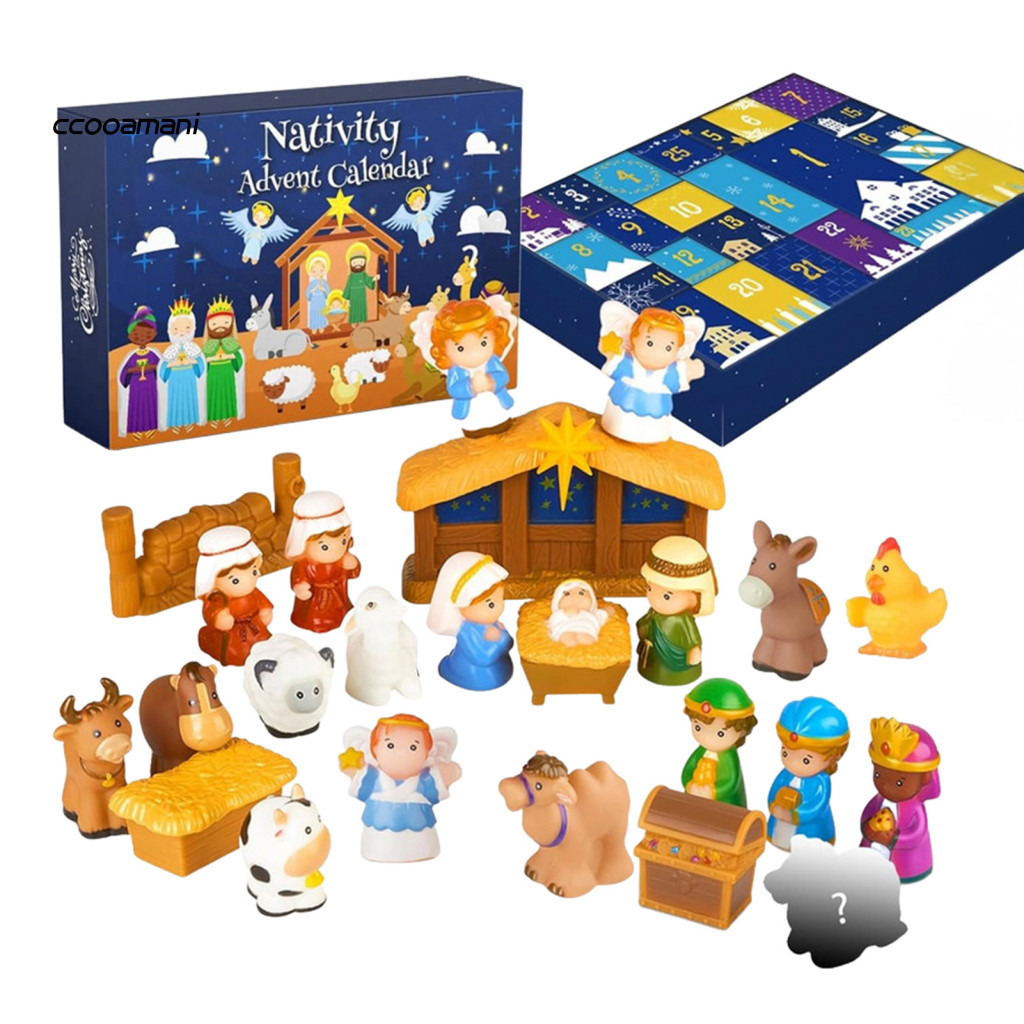 ccooamani| Interactive Nativity Scene for Kids Catholic Advent Calendar ...
