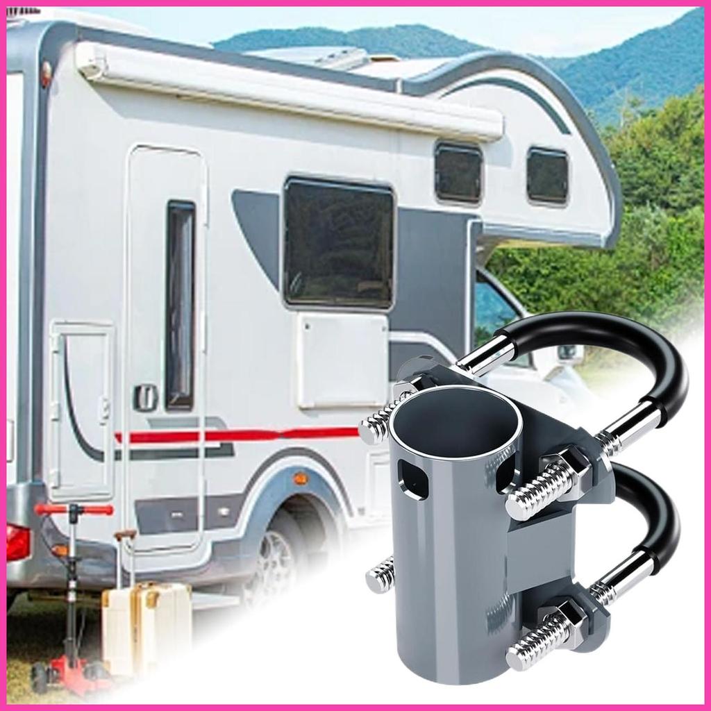 U-Bolt Clamp Antenna Mount Bracket RV Mast Pole Mounting Clamp Thick ...