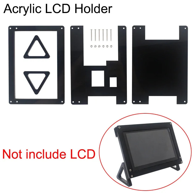 Acrylic Holder of Designated Raspberry Pi 5 inch Touch Screen LCD ...