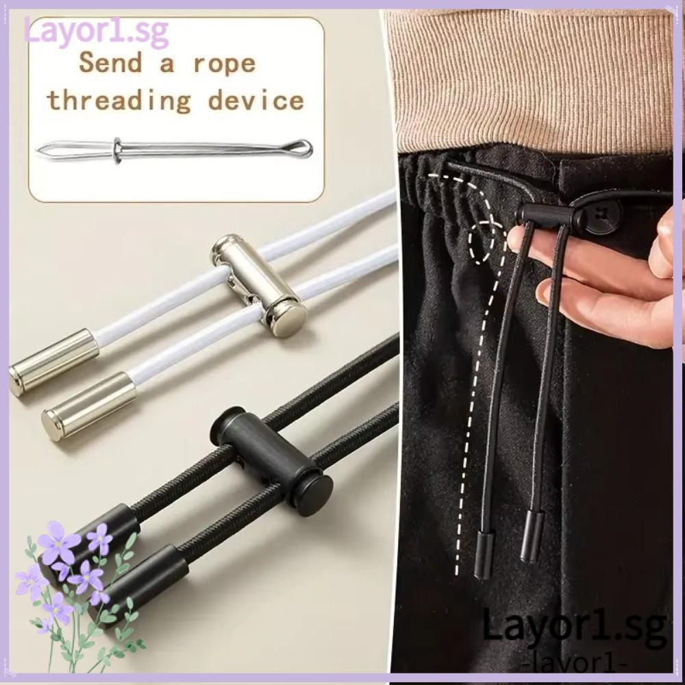 LAYOR Waistband with Buckle, Adjustable DIY Pants Elastic Waist ...