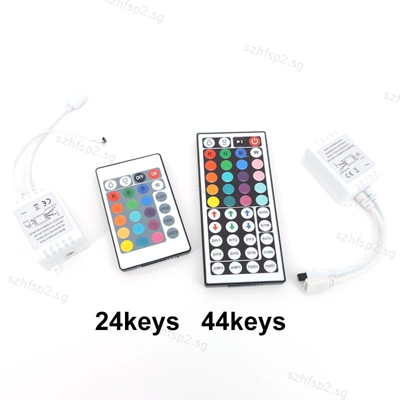 DC 12V RGB IR Remote Controller Led Strip light 24 44 Keys adjustable ...