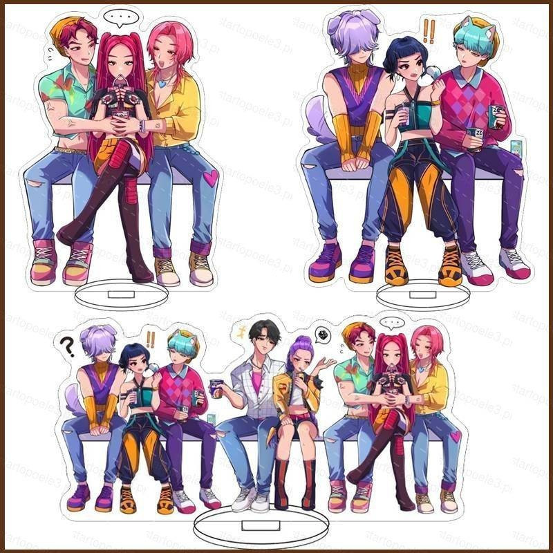 ST3 K-Pop Demon Hunters Stand Plates RUMI Acrylic Plate Holder SAJA ...