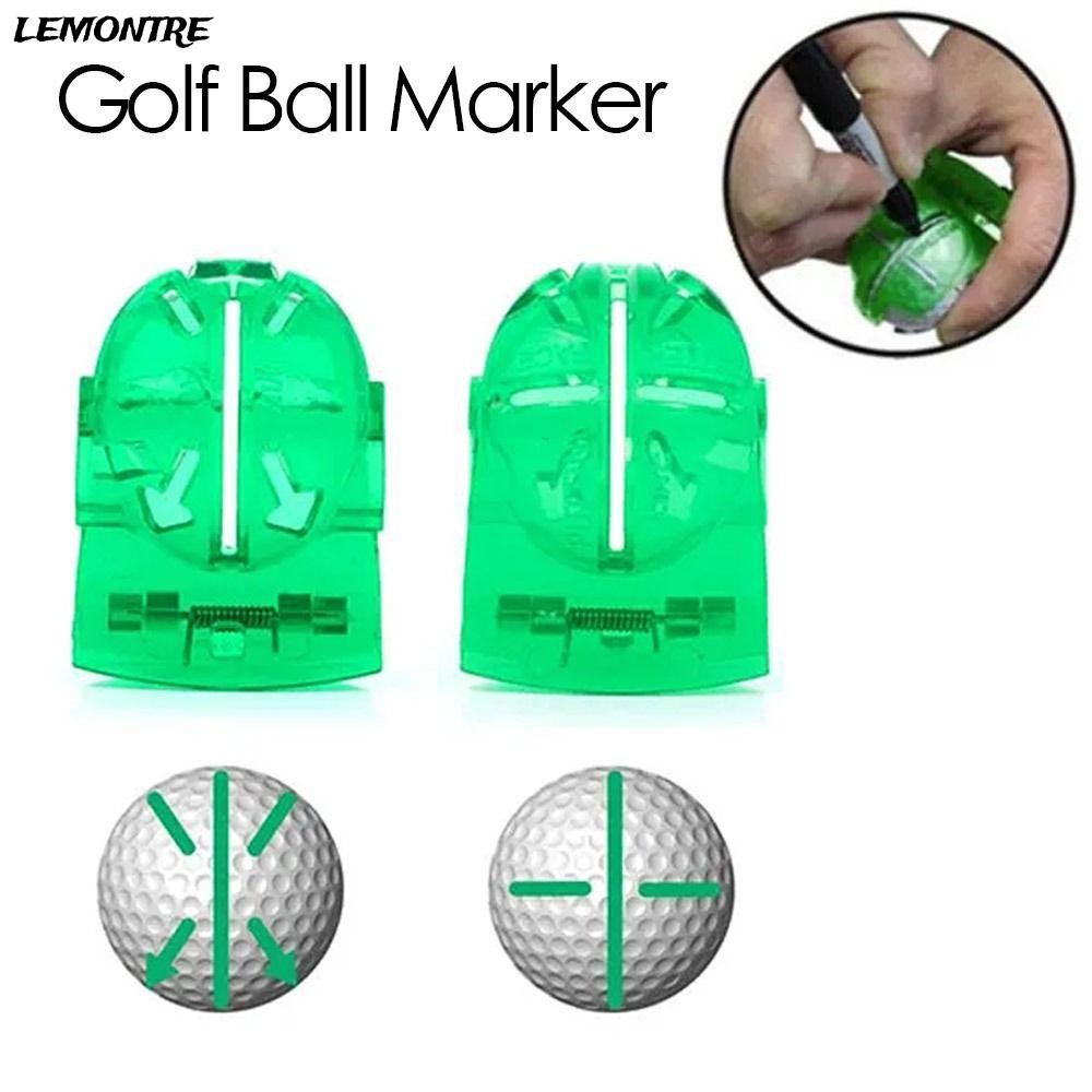 LEMONTRE Golf Mark Stencil Outdoor Putting Positioning Aids Line ...