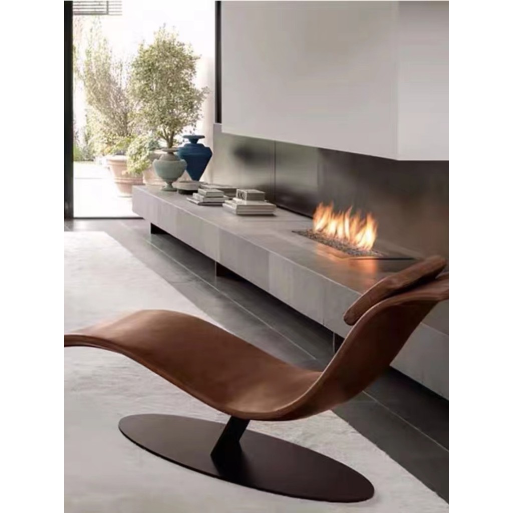 Italian Light Luxury Designer Curved Curved S-Shaped Casual Single ...