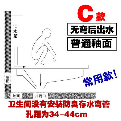 Squatting Toilet with Flush Tank Full Set Anti-Odor Squat Toilet S ...