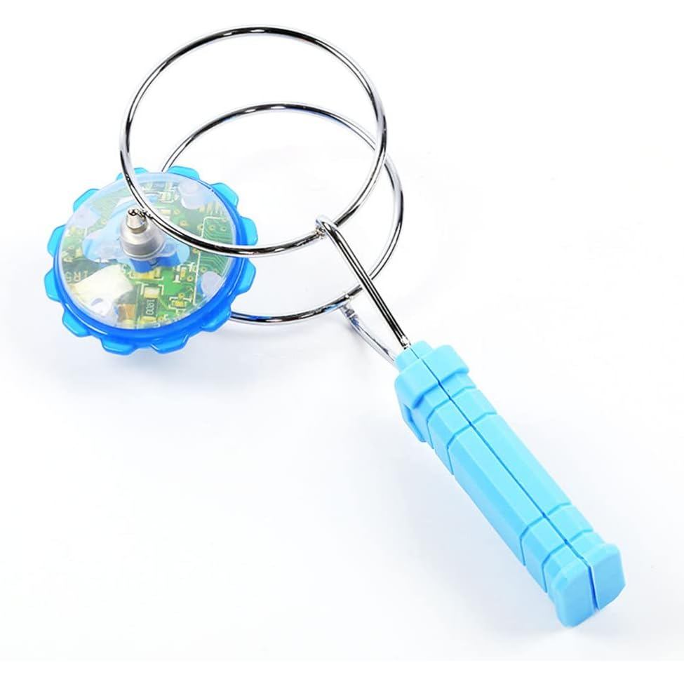 Light Up Rail Twirler Gyro Wheel with Spinning and Flashing Light ...