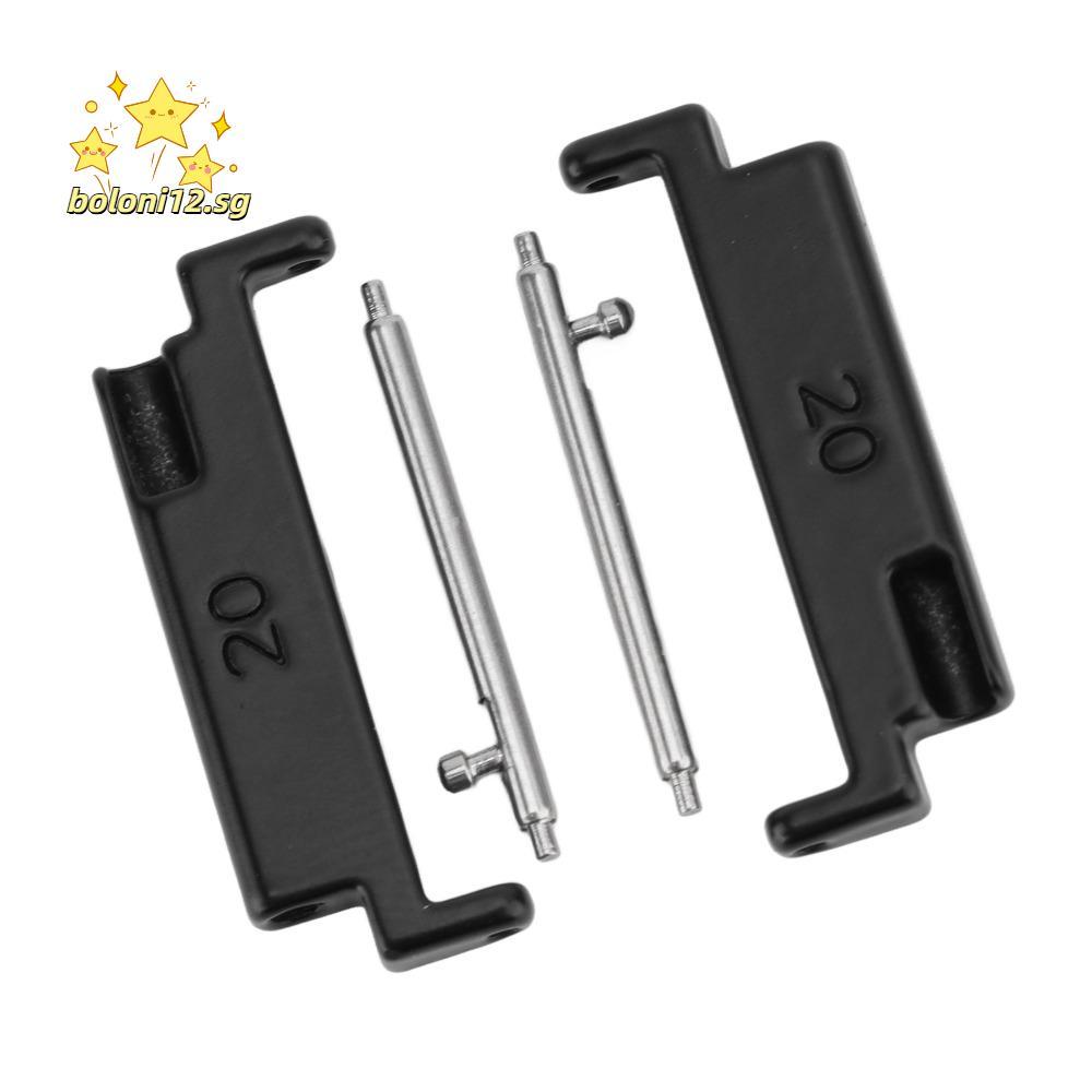 BOLONI12 1 Pair Watch Band Adapter, Black Color 20 To 22mm Watch Strap ...