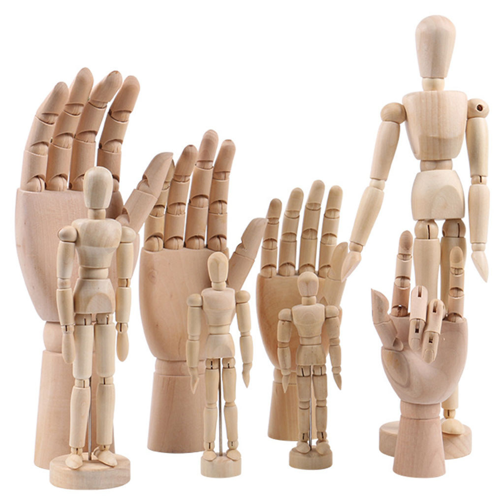 Drawing Wooden Puppet Model Figure Model Mannequin Art Sketch Draw ...