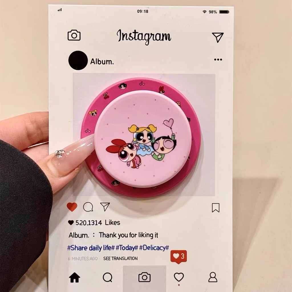 popsocket griptok Cute Powerpuff Girls Suitable MagSafe Mobile Phone ...