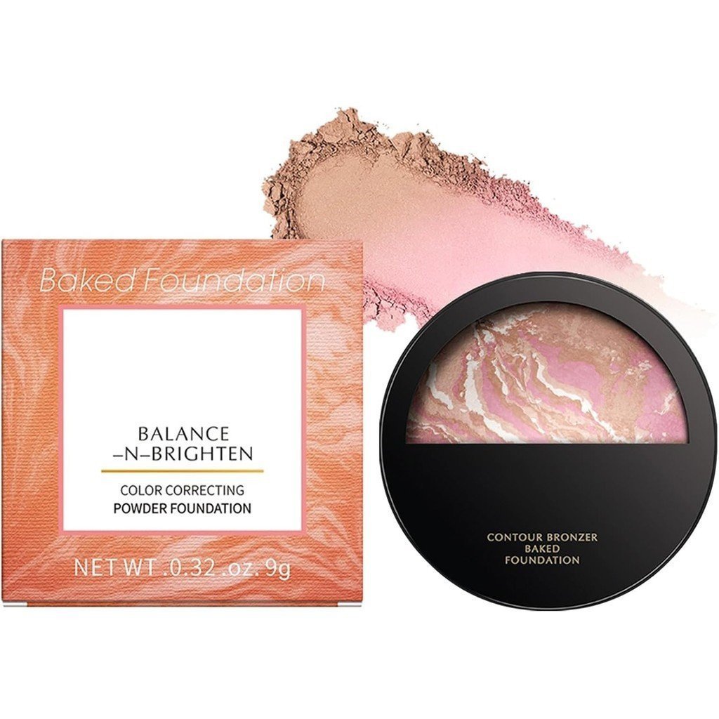 Baked Balance-n-Brighten Color Correcting Powder Foundation Glow ...