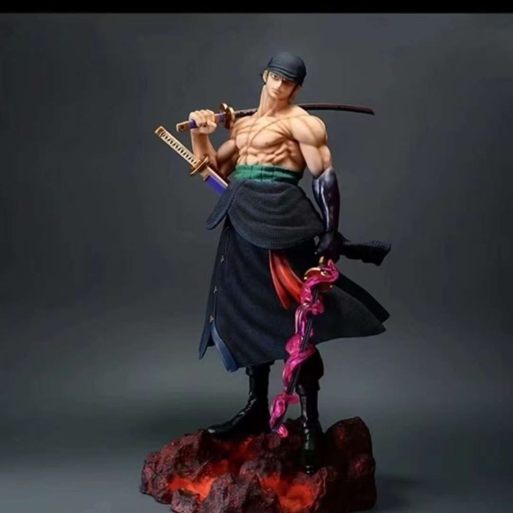 One Piece Zoro Carrying Sword Dual-Headed Demon Sword Zoro High Quality ...