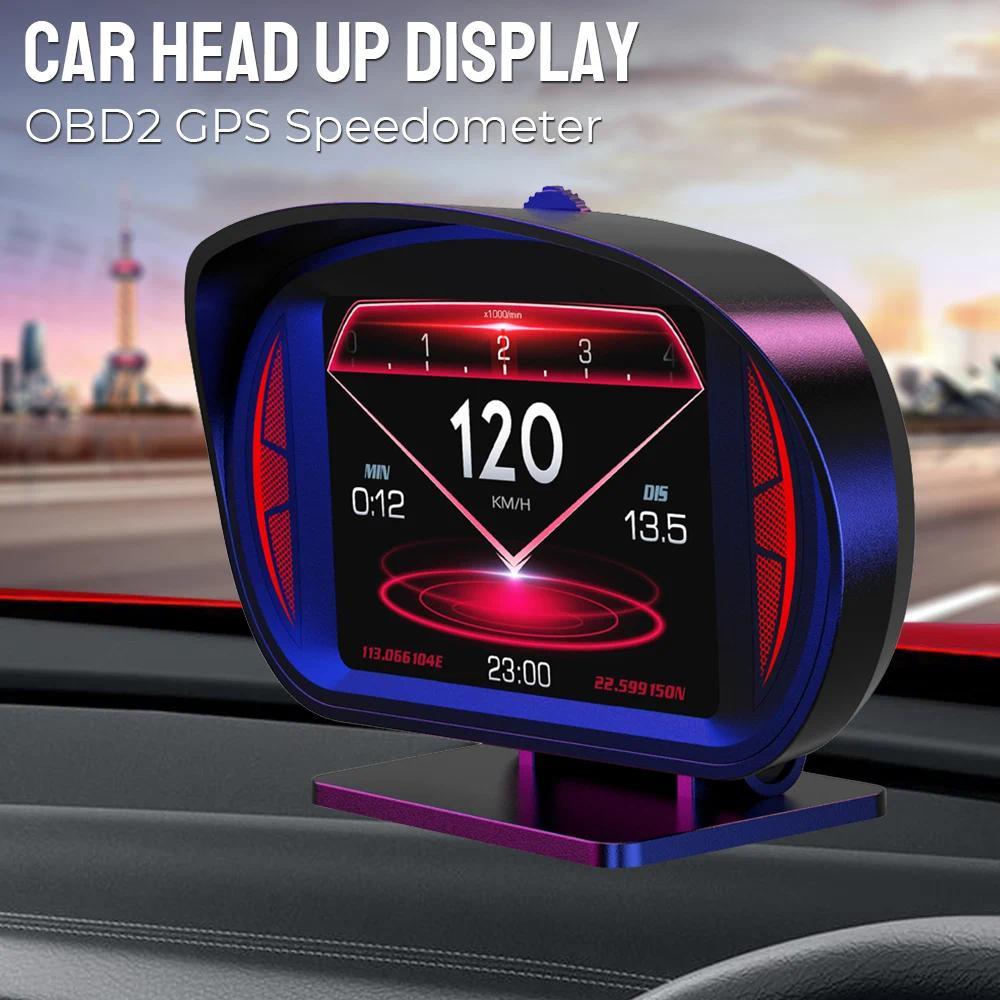 Turbo Brake Test Security Alarm OBD2 GPS Speedometer Car Head Up ...