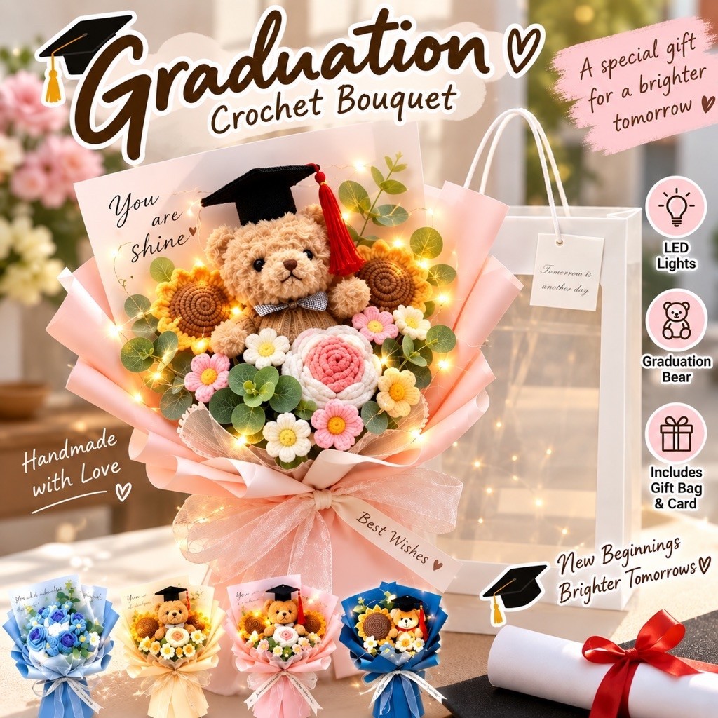 Buy bouquet graduation crochet At Sale Prices Online - October 2026 ...