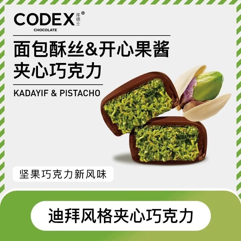 CODEX Dubai Flavor Bread Crispy Shredded Pistachio Jam Sandwich ...