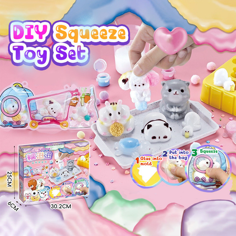 GANTUNGAN Diy Squishy Kit / Squishy Maker Set/Taba Squishy Squeeze Anti ...