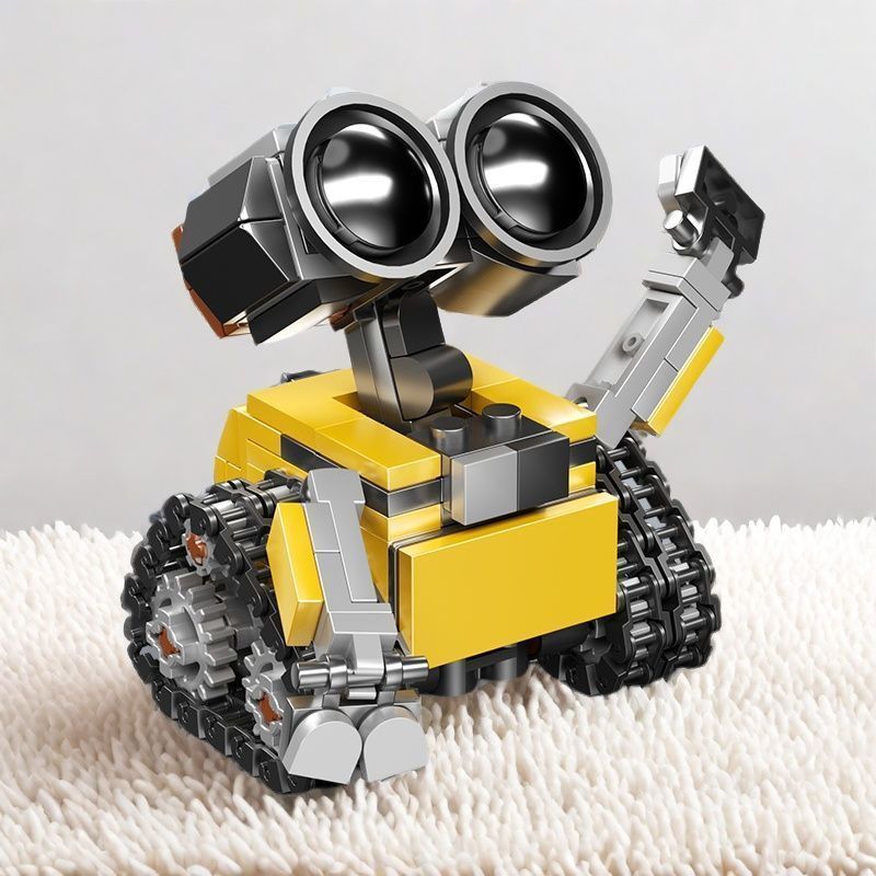 Q Version Wally Robot Deformed Building Blocks Assembled Children's Toy ...