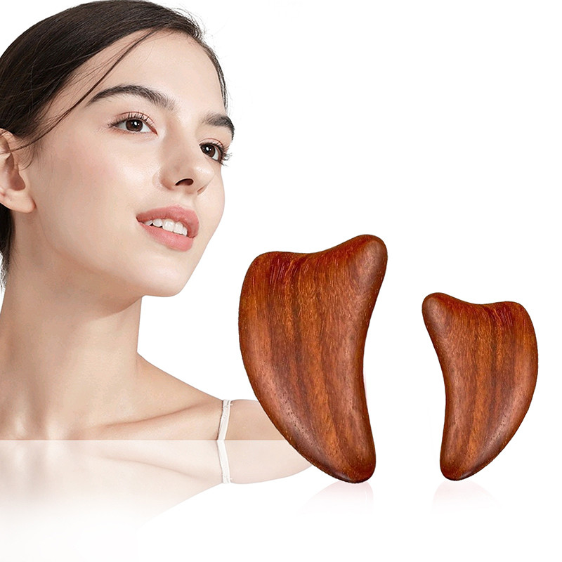 MISSYU Gua Sha Board Rosewood/Chicken Wing Wood Scraper Face Massager ...