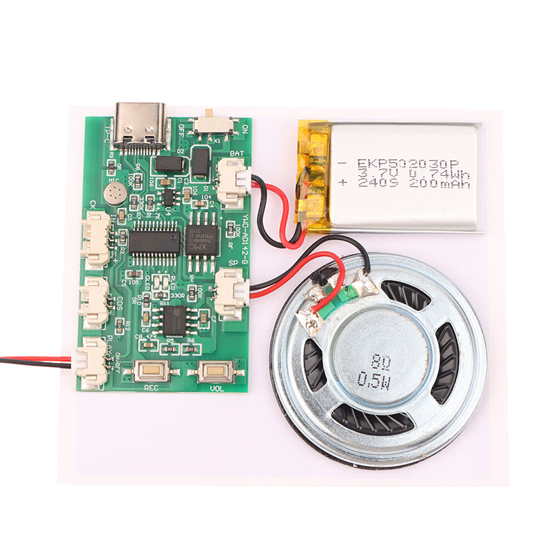 GKY 300 Second Recording Playback Module Key Recording Greeting Card ...