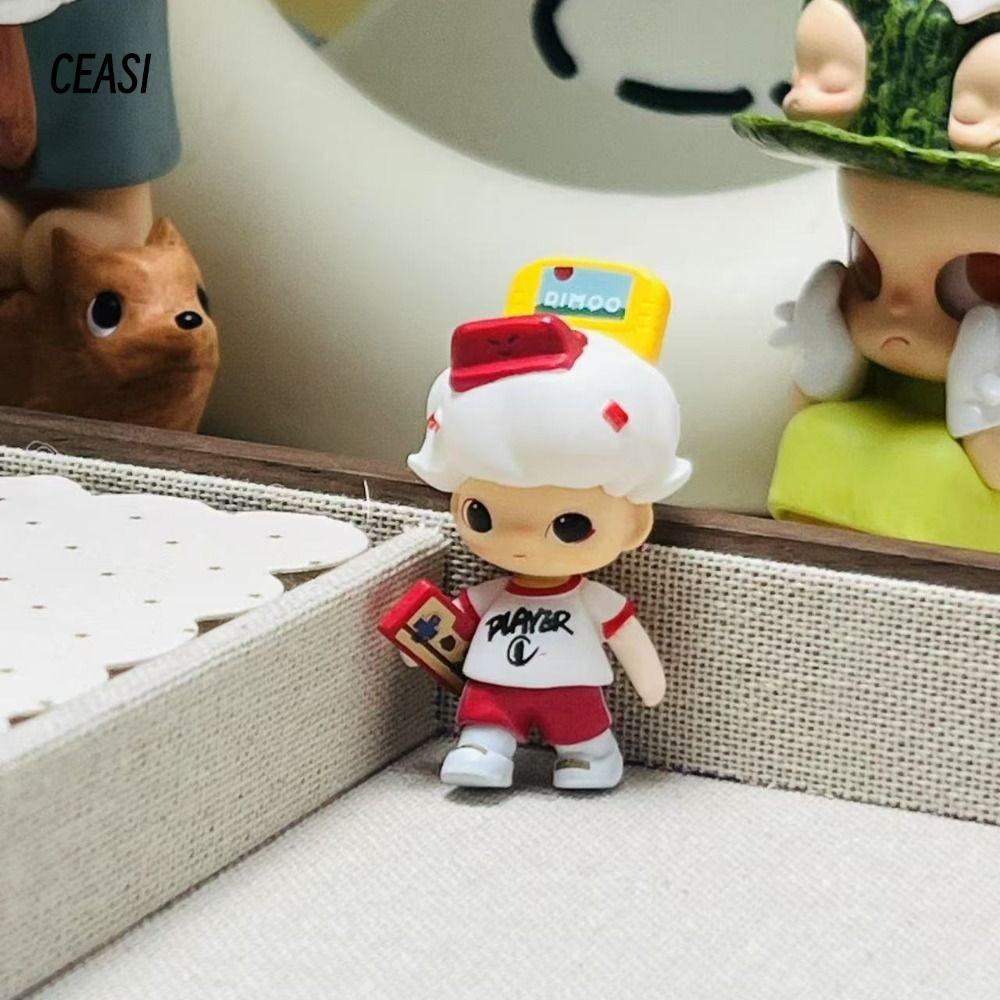 CEASI DIMOO Box, Time Roaming Series Lucky Cat Mini Ornaments, Cute ...