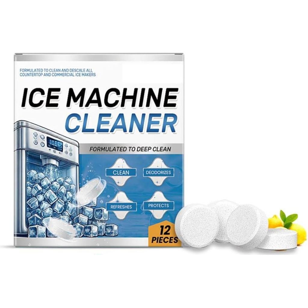 Ice Machine Cleaner Maker Descaler - 12 Ice Clean Tablets Compatible ...
