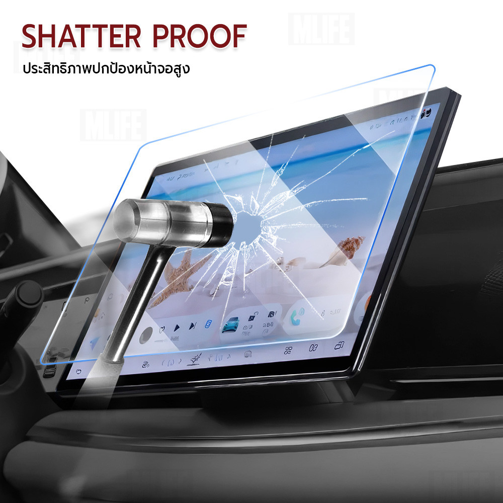 MLIFE-Full Screen Glass Film For AION HYPTEC SSR/Y PLUS/V/ES (2020-2025 ...