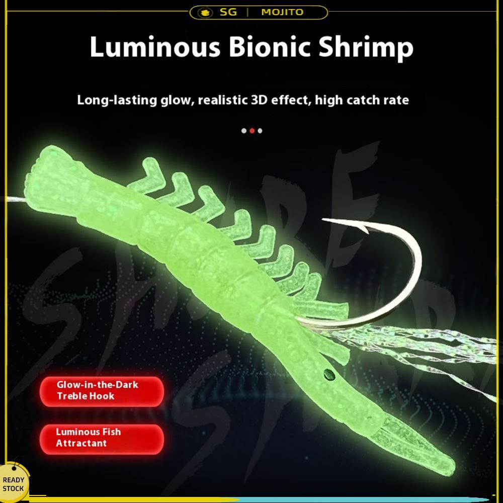 Fishing Shrimp Lure Rigs Kit Shrimp Bait Hooks Shrimp Fishhooks Fishing ...