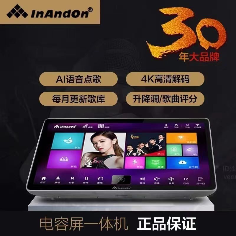New 2025 Tone King Karaoke Lighter ktv Touch Screen All-in-One Machine ...
